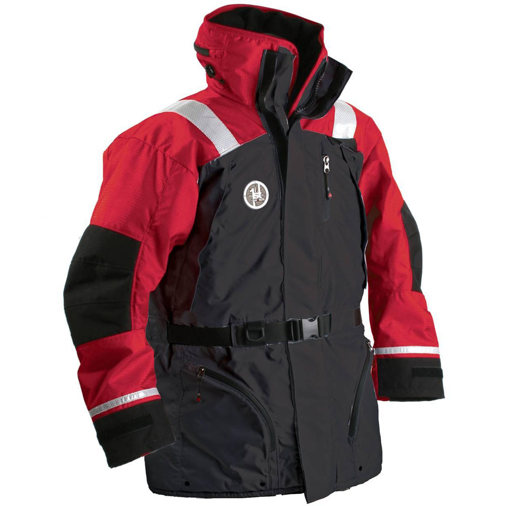 First Watch AC-1100 Flotation Coat - Red/Black - Small – Boat Gear USA
