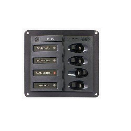 Bep 900-dc 4 Way Dc Circuit Breaker Panel – Boat Gear USA
