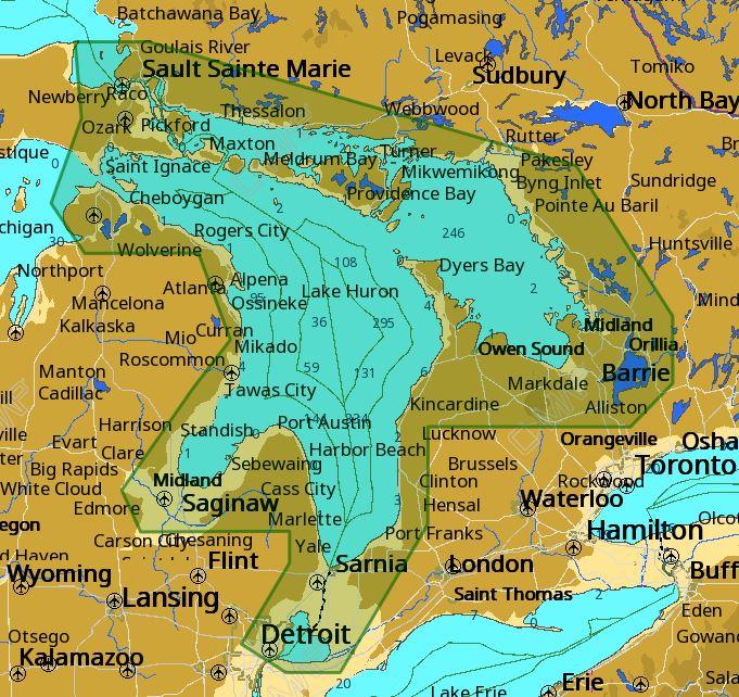 C-MAP M-NA-D932 4D Local Lake Huron And Georgian Bay – Boat Gear USA