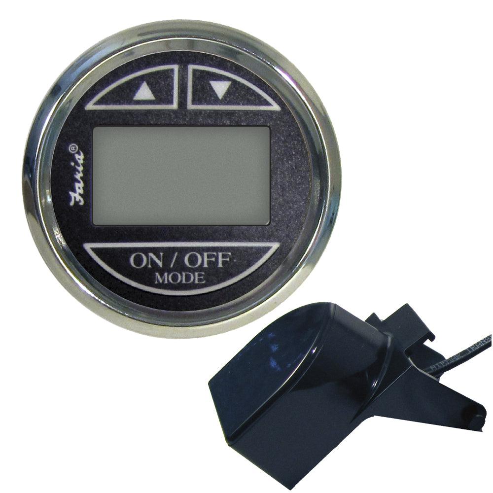 Faria Platinum 2" Depth Sounder w/Transom Mount Transducer – Boat Gear USA
