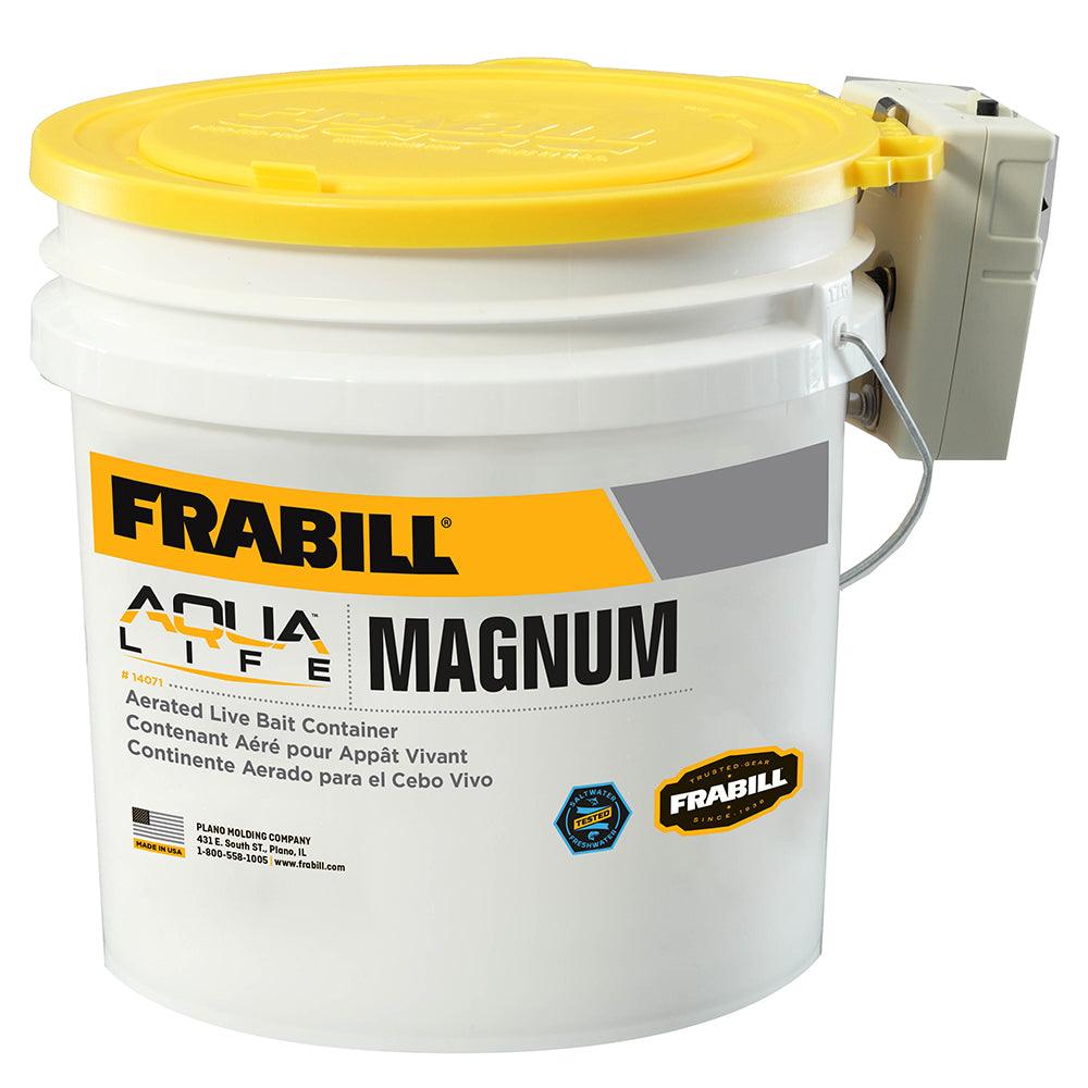 Frabill Magnum Bucket - 4.25 Gallons w/Aerator – Boat Gear USA