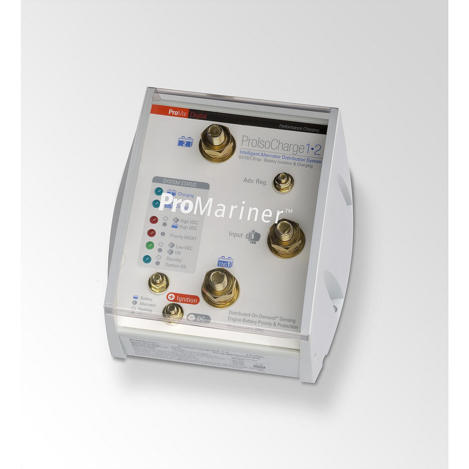 Promariner Proisocharge 180 0 Voltage Loss Isolator 12v 1 Alternator 2 ...