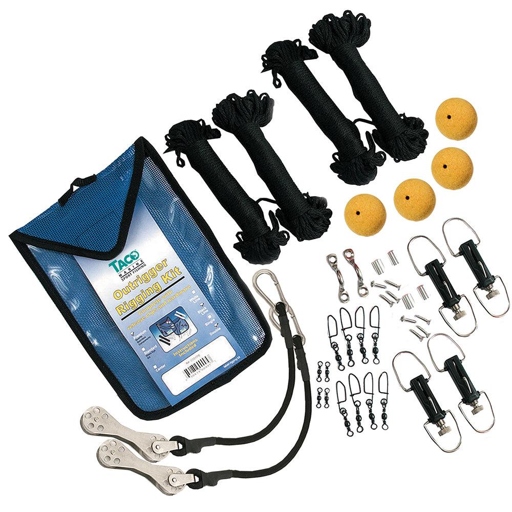 TACO Premium Double Rigging Kit f/2-Rigs on 2-Poles – Boat Gear USA